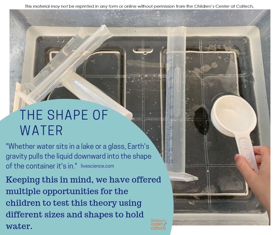 The shape of water | Children's Center at Caltech