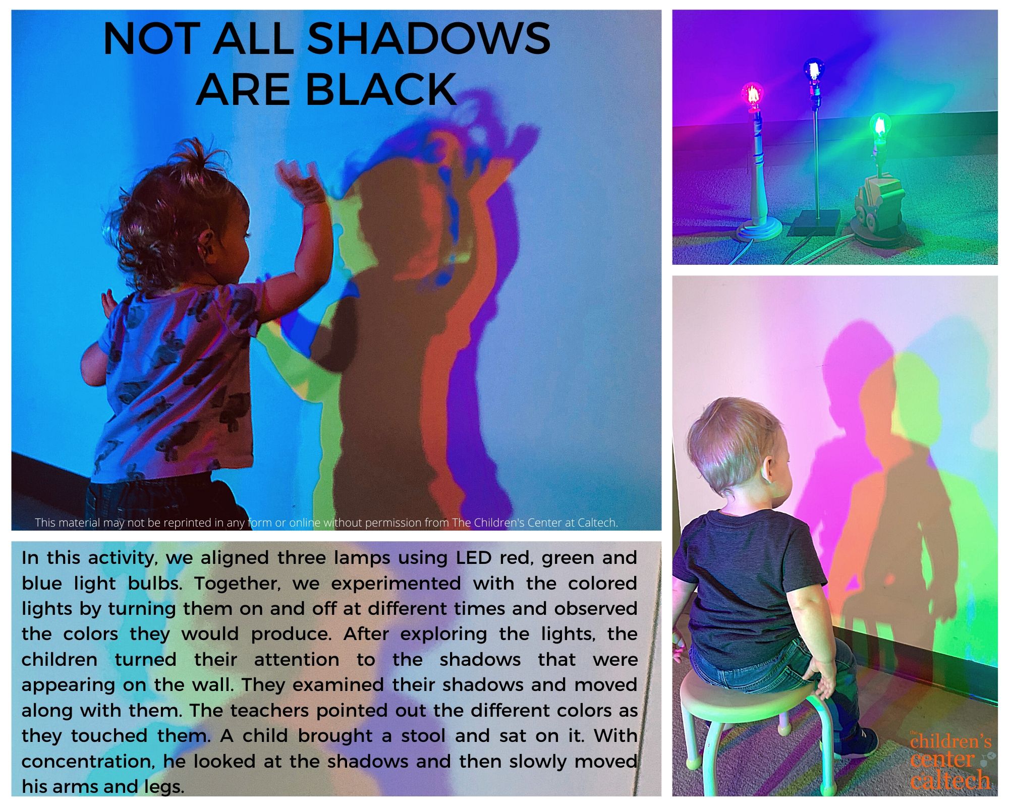Light and Shadow with Babies | Children's Center at Caltech
