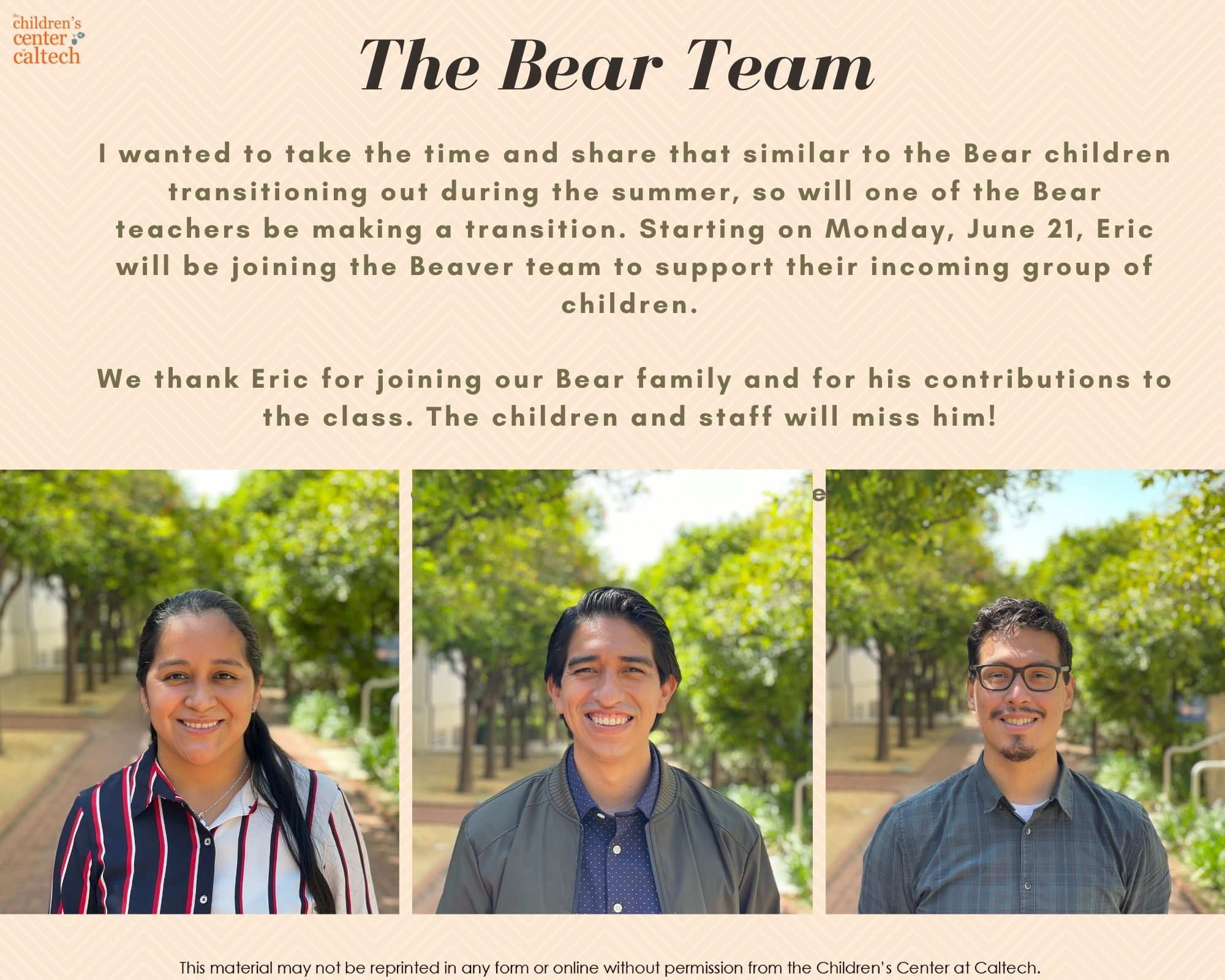 Beavers Photo Reflection Pages | Children's Center at Caltech