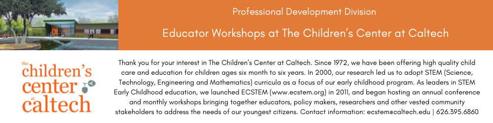 Professional Development | Children's Center at Caltech